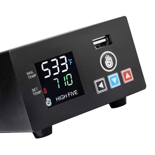 High Five Vape LCD E-Nail Titanium Nail Kit | the dabbing specialists