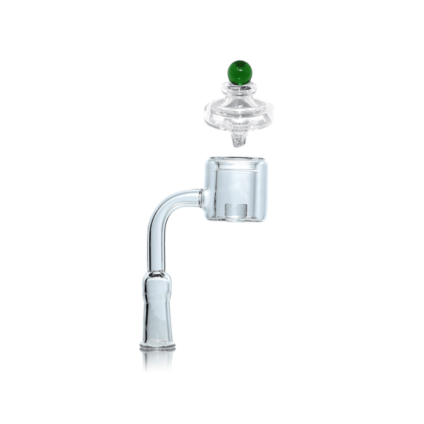 10mm Female Quartz Banger | Thermal Core Reactor | Saucer Cap | TDS ...